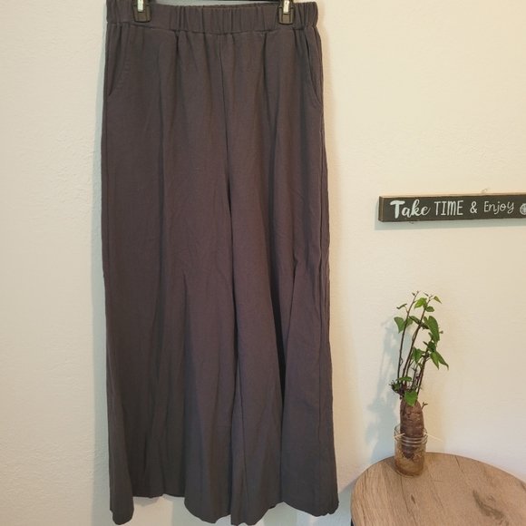 Pants & Jumpsuits | Comfy Gray Wide Leg Pants Super Comfy Super Casual ...